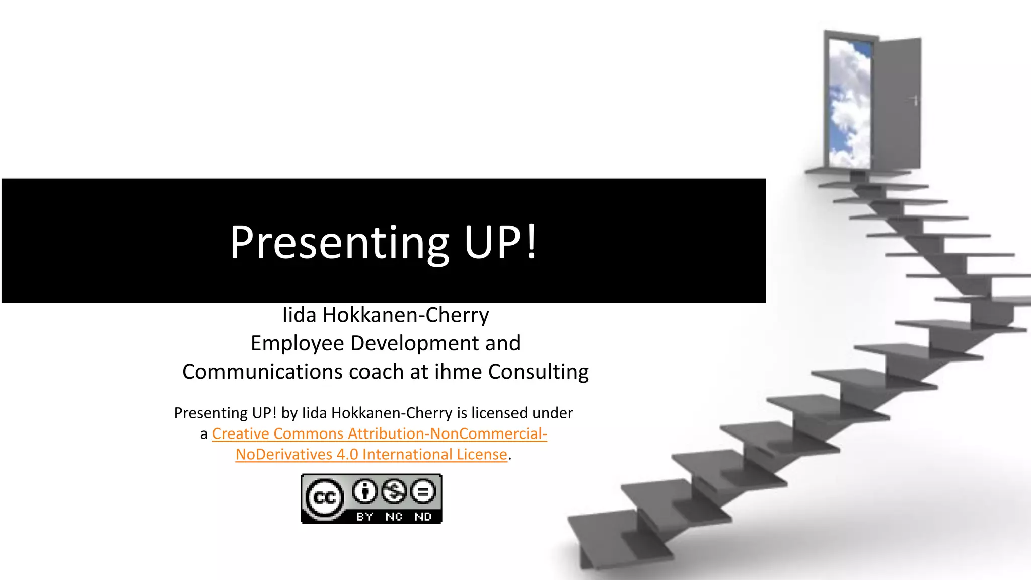 Presenting up! Speaking confidently | PPT