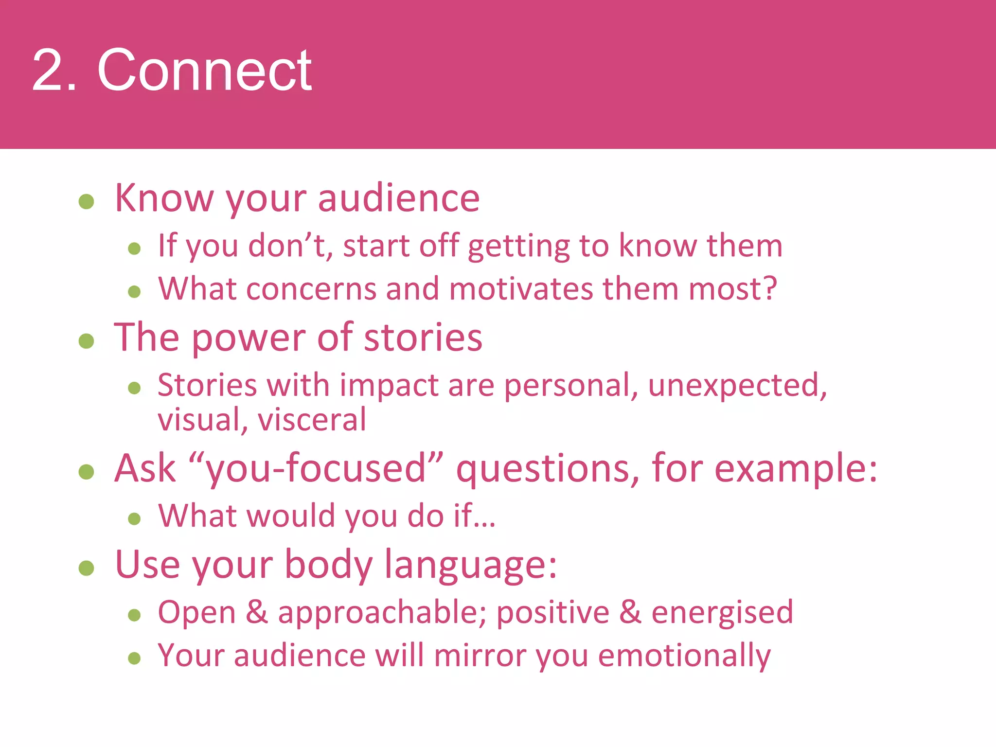 Presenting with impact | PPTX