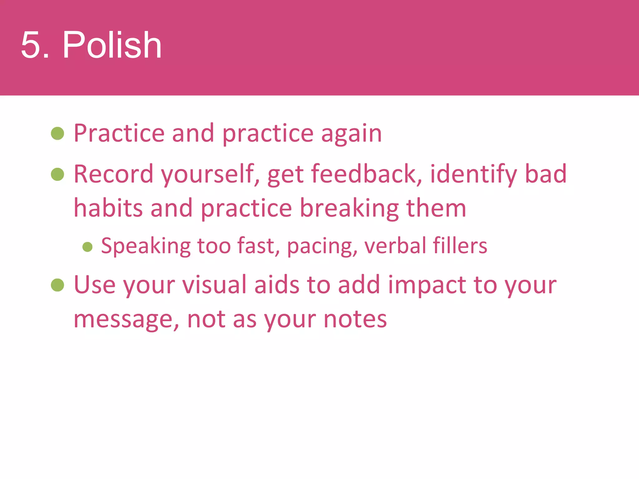 Presenting with impact | PPTX