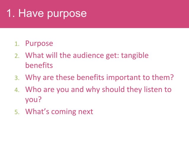 Presenting with impact | PPT