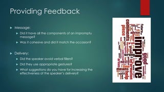 Presenting Your Research: Constructing a Clear Message, Projecting ...