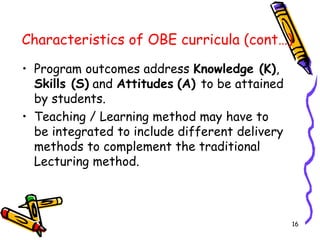 Outcome Based Education and Continuous Quality Improvement in HEIs | PPT