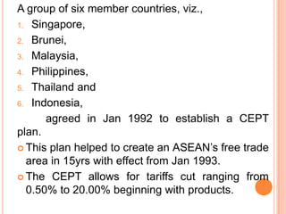 Presention on nafta & asean | PPT