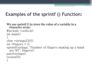 Presention programming