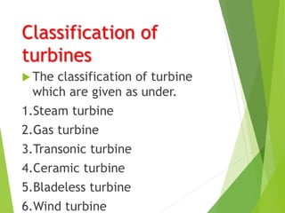 Presention turbine by Abdul Qudoos | PPT