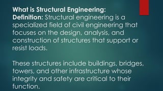 Introduction to the structural engineering for alhuda studenys | PDF