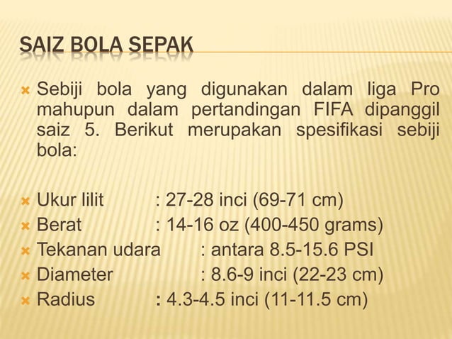 sejarah awal permainan bola sepak | PPTX