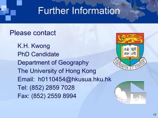 Spatial Components in Disease Modelling - Kim-hung KWONG and Poh-chin ...