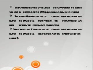 PRESENTATION LAB DSP.Analysis & classification of EMG signal - DSP LAB | PPT