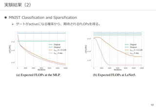 Learning sparse neural networks through L0 regularization | PPT