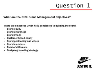 Nike Brand Management | PPTX