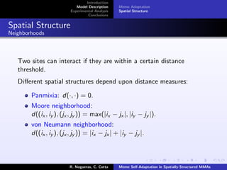 On Meme Self-Adaptation in Spatially-Structured Multimemetic Algorithms ...