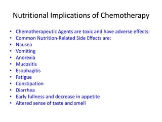 Nutritional care in cancer patients | PPTX