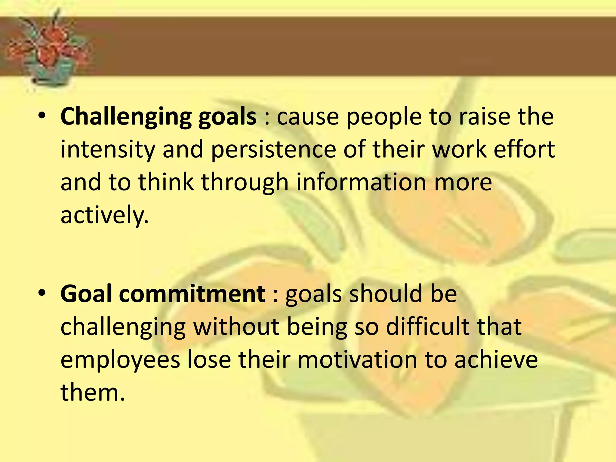 goal and feedback | PPTX