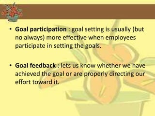 goal and feedback | PPTX