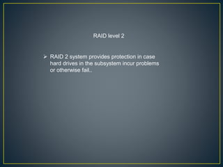 Present of Raid and Its Type | PPTX