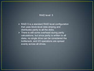 Present of Raid and Its Type | PPTX