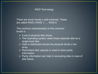 Present of Raid and Its Type | PPT