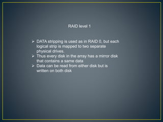 Present of Raid and Its Type | PPTX