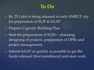 Present on AMRUT scheme by indian goverment | PDF