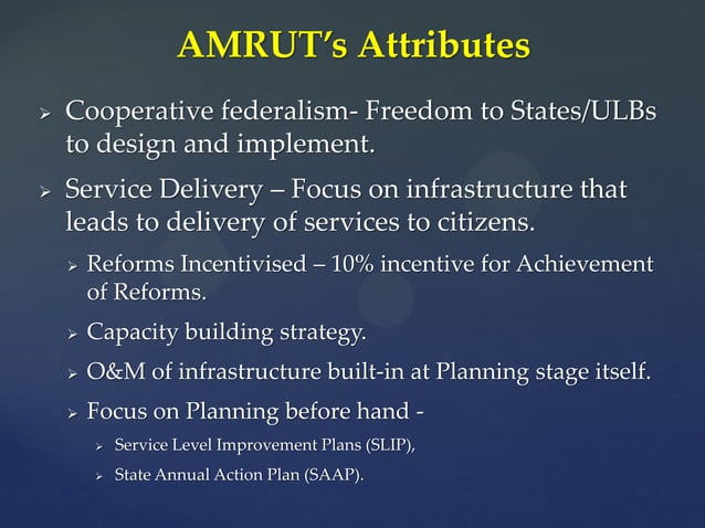 Present on AMRUT scheme by indian goverment | PDF
