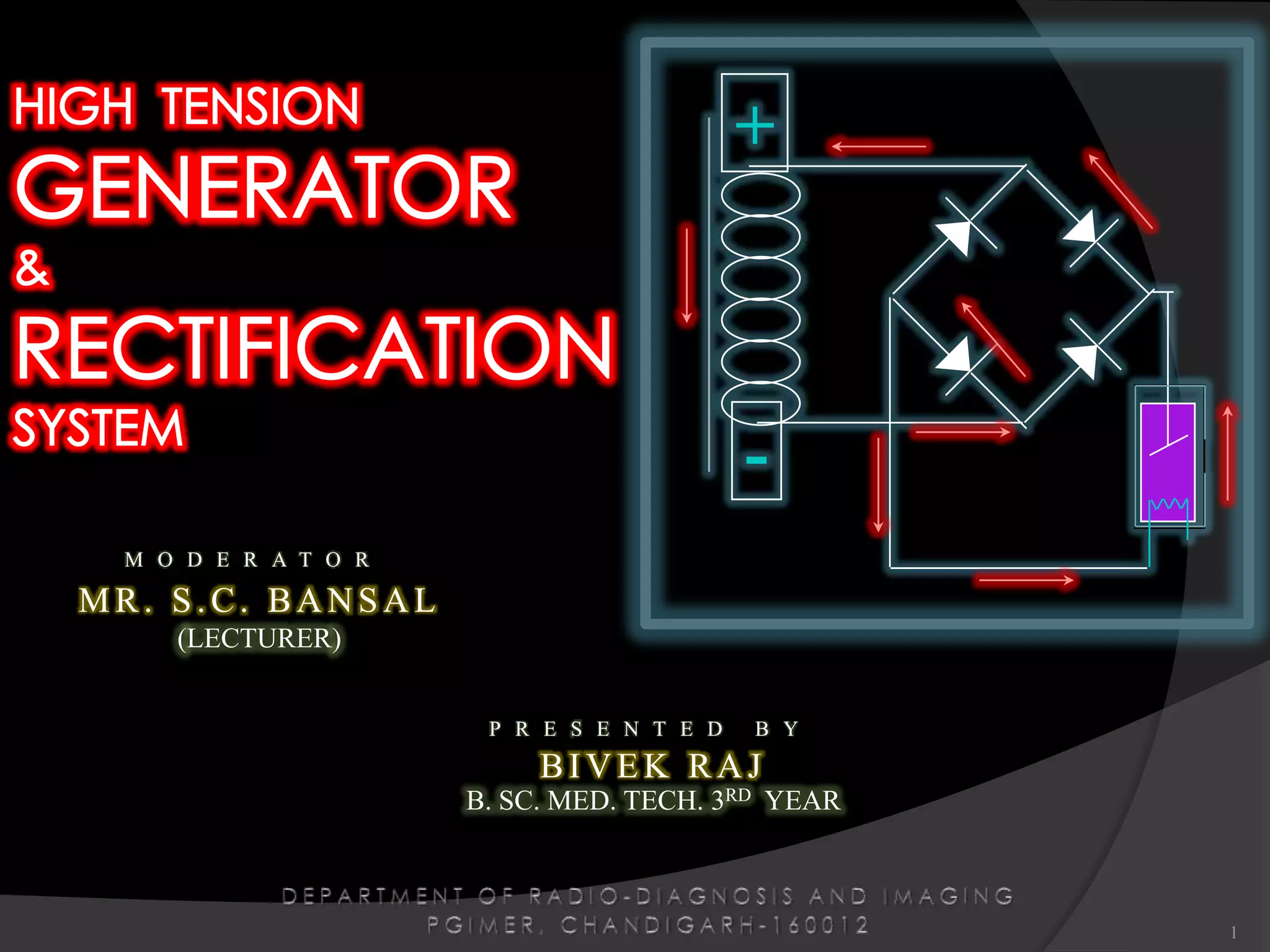 "high tension generator", "high tension","tension generator ...