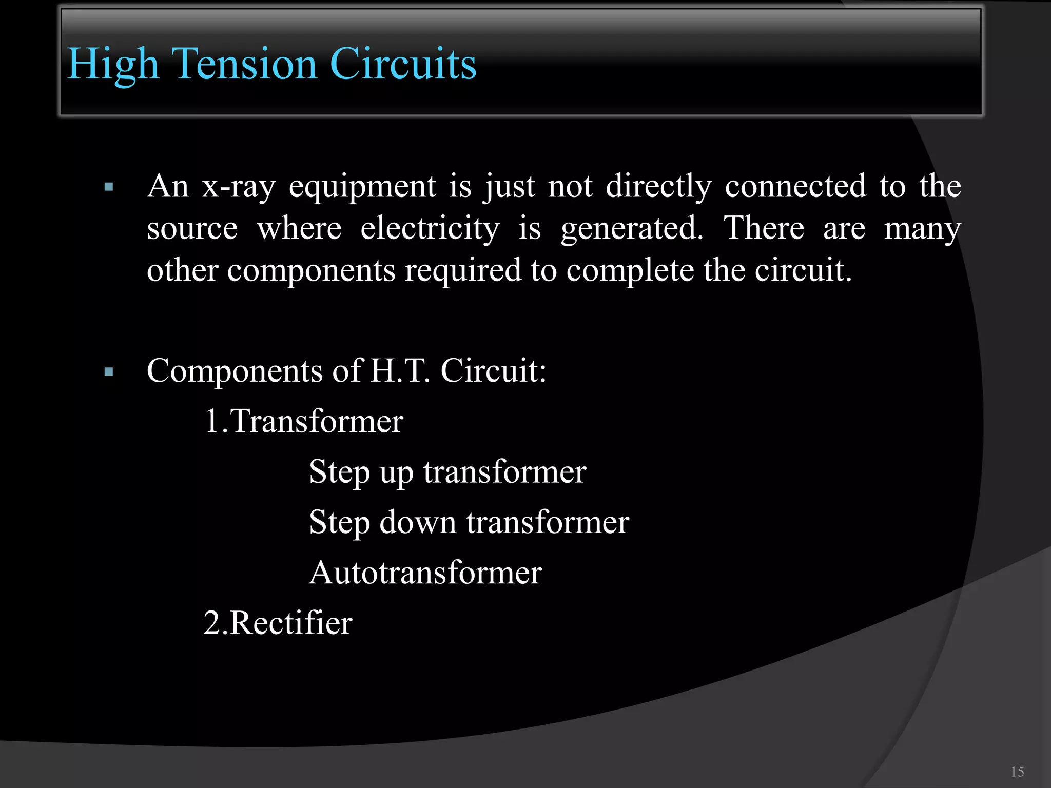 "high tension generator", "high tension","tension generator ...