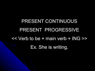 Present participle | PPT