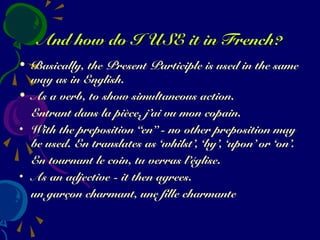 Present participle ppt | PPT