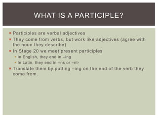Present participles | PPT