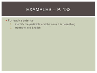 Present participles | PPT