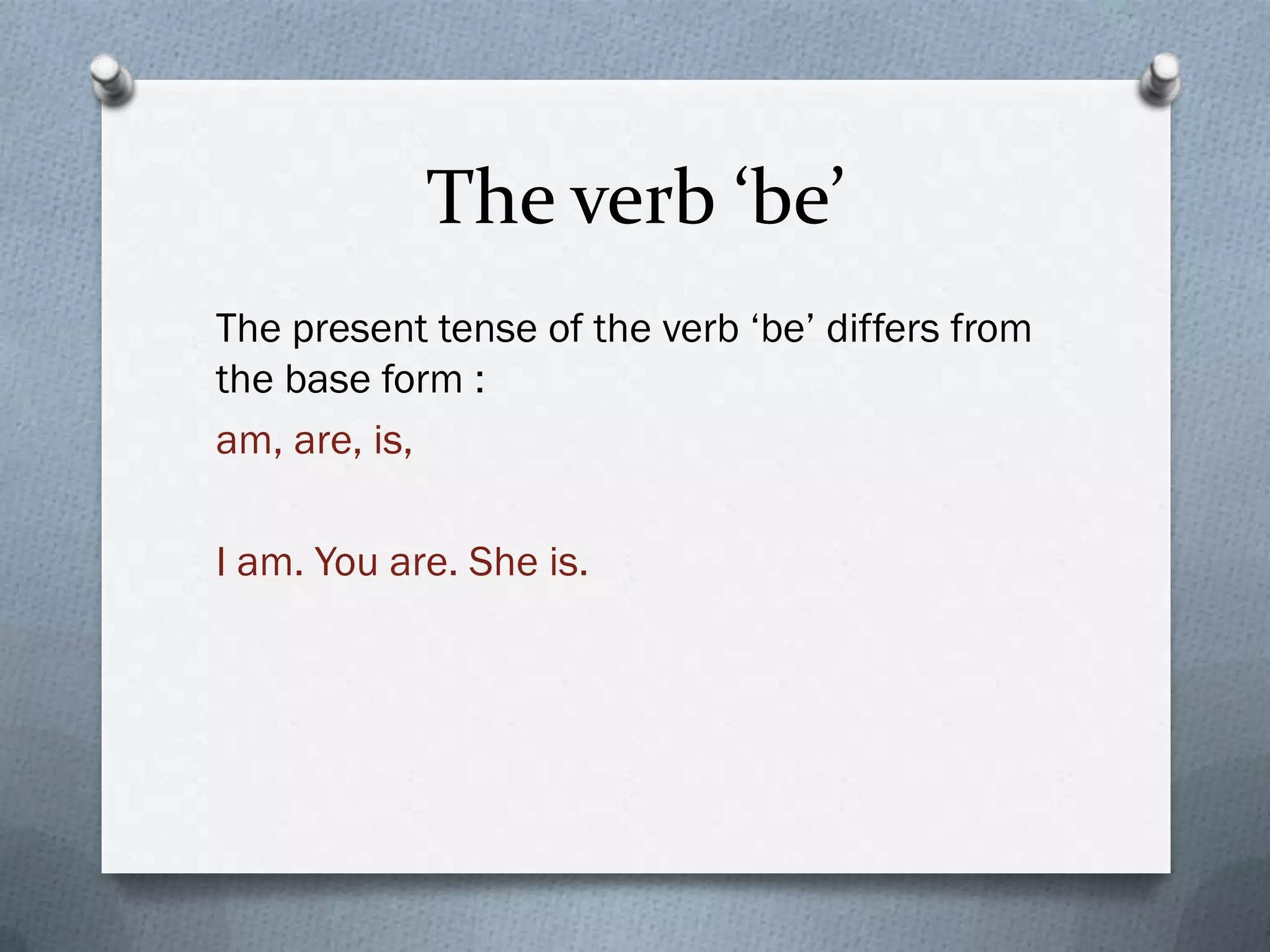 Present, past and future tenses | PPTX
