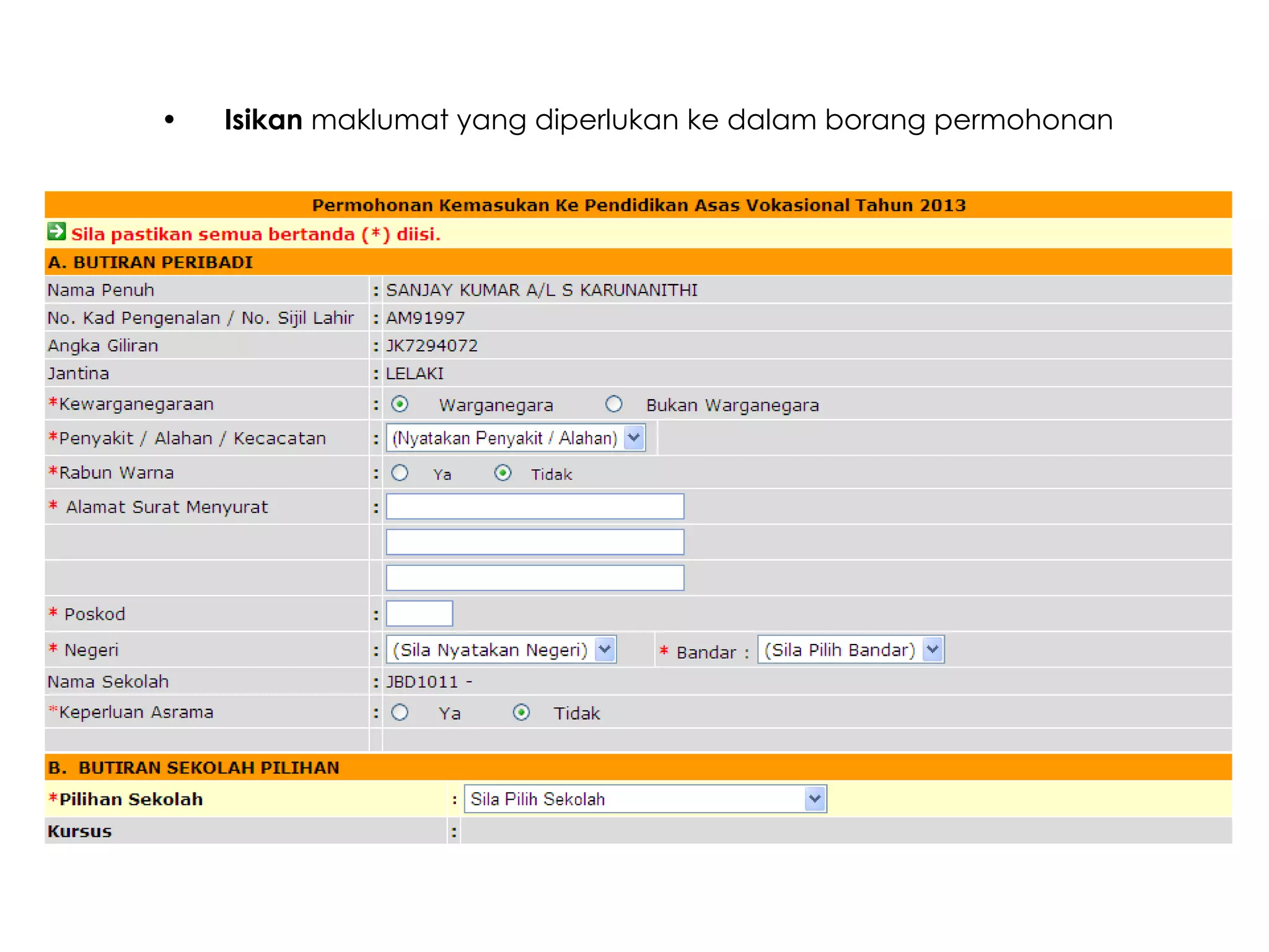 Program Asas Vokasional 2013 | PPTX