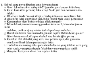 Present pemasangan infus | PPTX