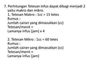 Present pemasangan infus | PPTX