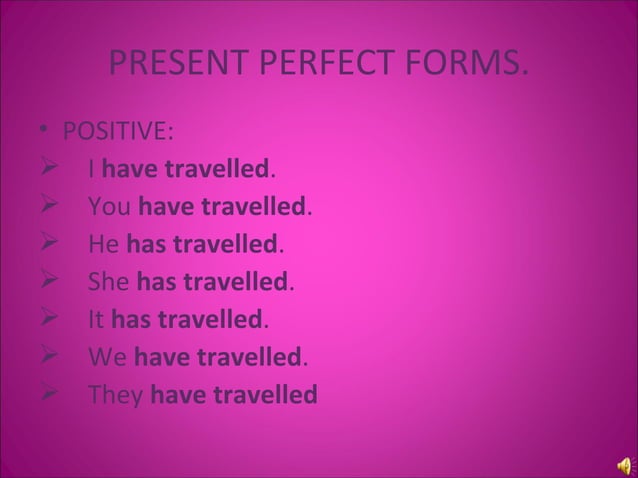 Present Perfect | PPT