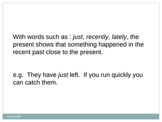 Present Perfect Grammar Guide | PPT