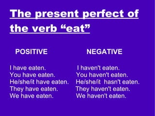 Present perfect | ODP