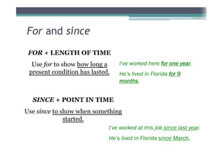 Present Perfect vs. Past Simple | PDF