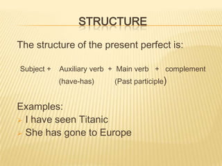 Present perfect | PPT