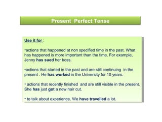 Present perfect | PPT