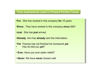 Present perfect | PPT
