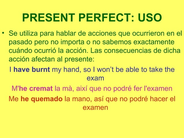 Present perfect | PPT