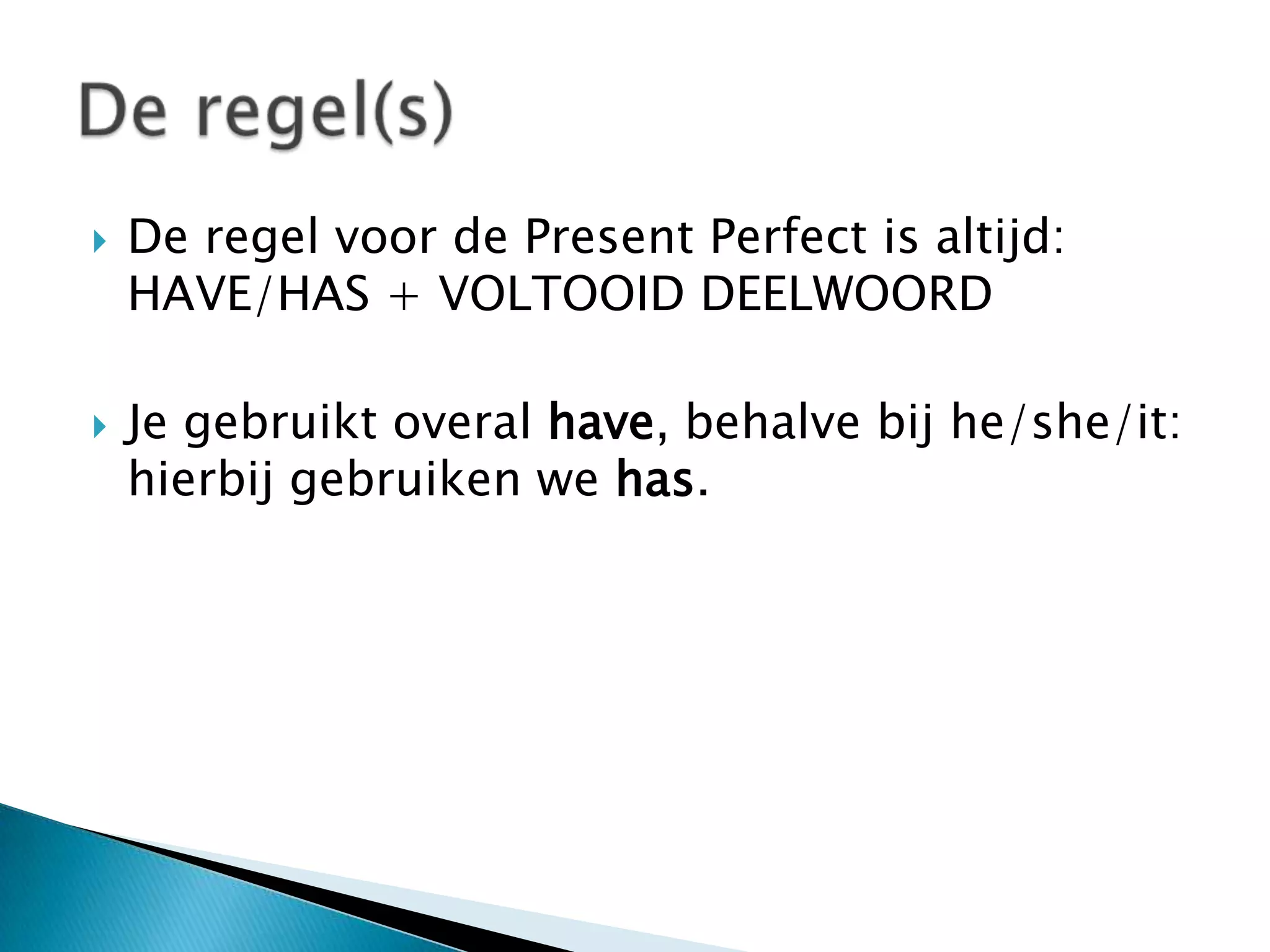 Present Perfect | PPTX