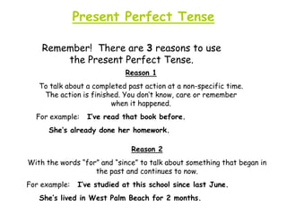 Presentperfect | PPTX