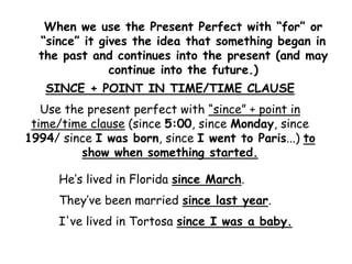 Presentperfect | PPTX