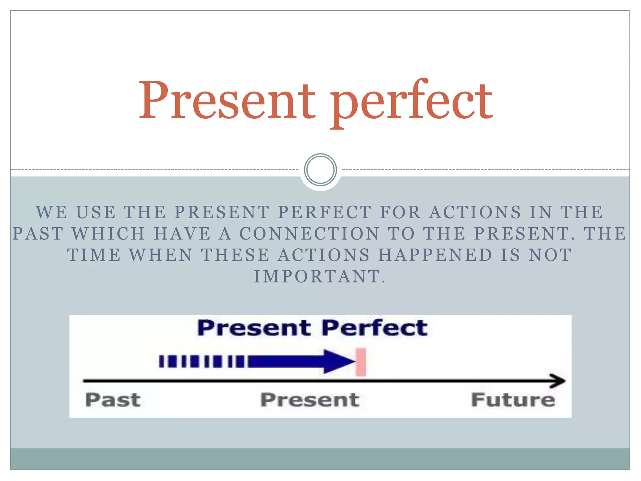 Present perfect | PPTX