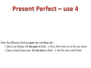 Present Perfect - Intermediate | PPTX