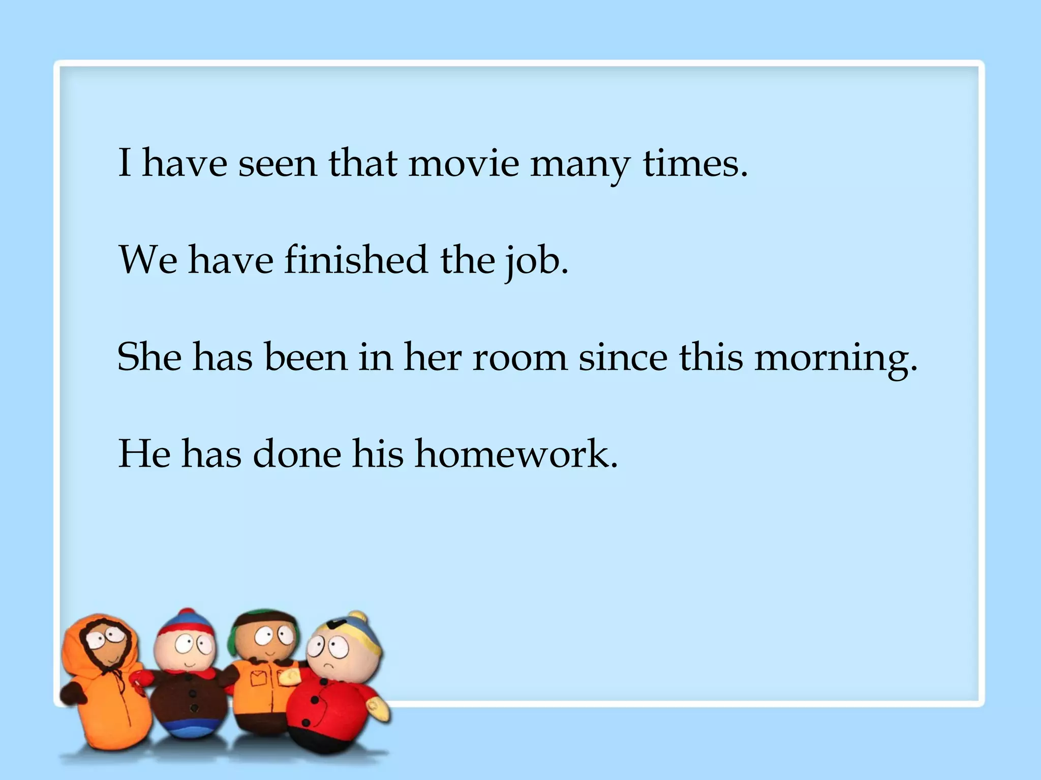 Present perfect | PPT