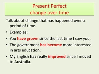 Present perfect | PPT